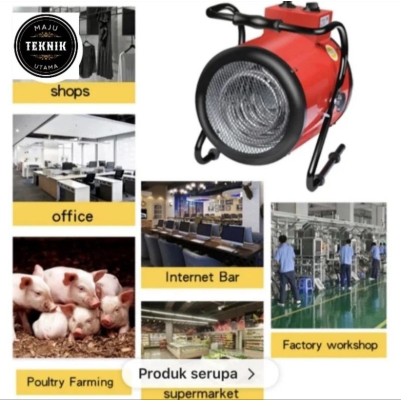 Jual BLOWER HEATER pemanas ruangan 3000watt blower pemanas kandang 3kw ...