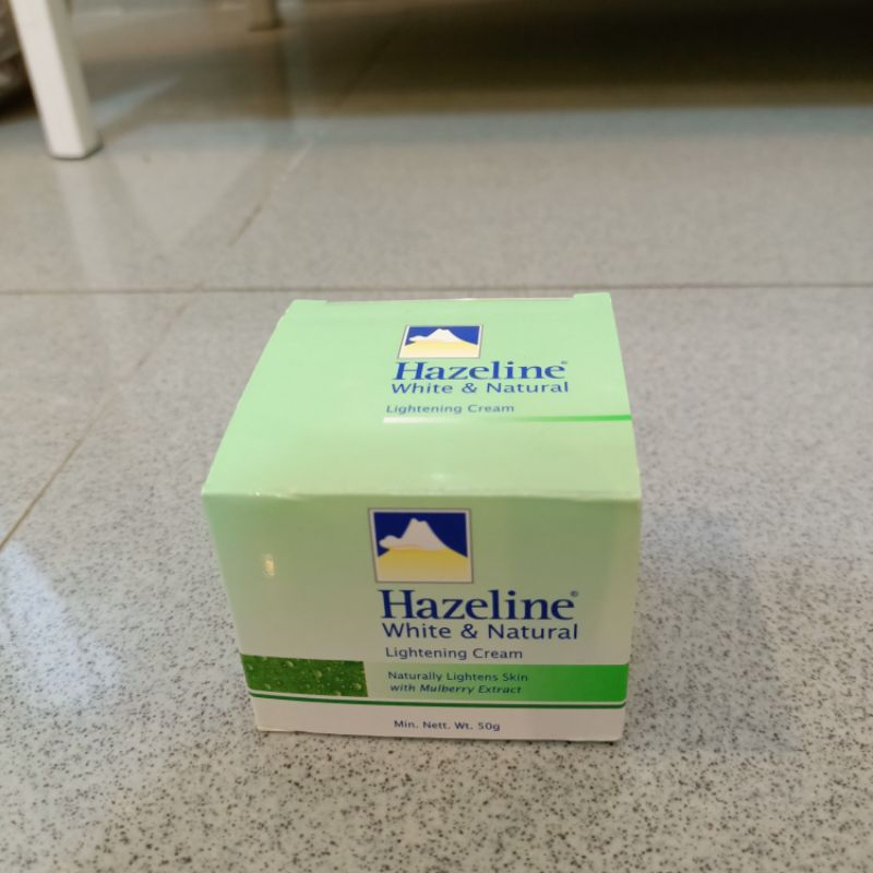 Jual Hazeline Snow White and Natural Lightening Cream Hijau Green ...