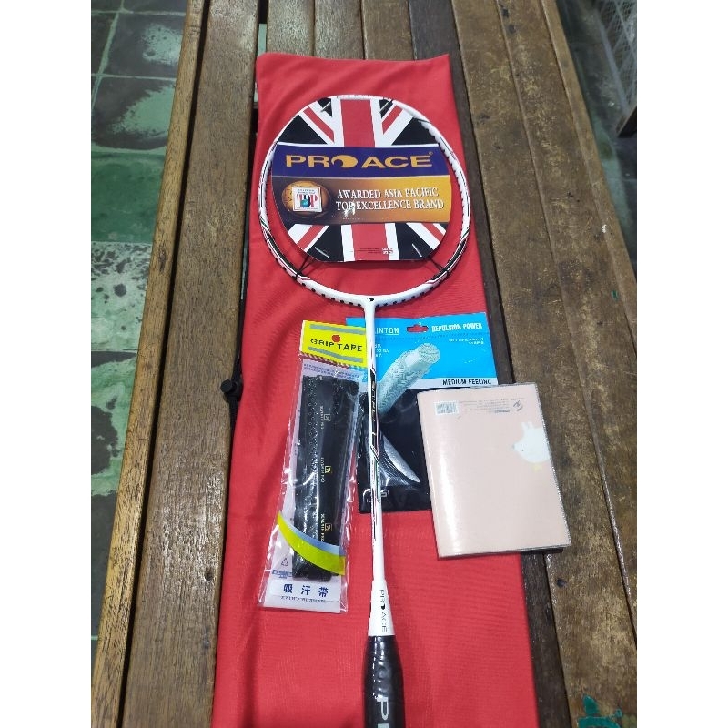 Jual Raket Badminton Pro Ace Sniper One Italian Design Original Full ...