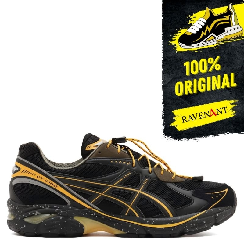 Jual ASICS x GRIP SWANY x ATMOS TOKYO GT-2160 Black Yellow Orange ORIGINAL - Sepatu Sneakers ...