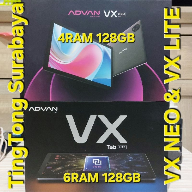 Jual Advan Tablet Vx Neo 4RAM/128GB Vx Lite 8RAM/256GB Garansi Resmi ...