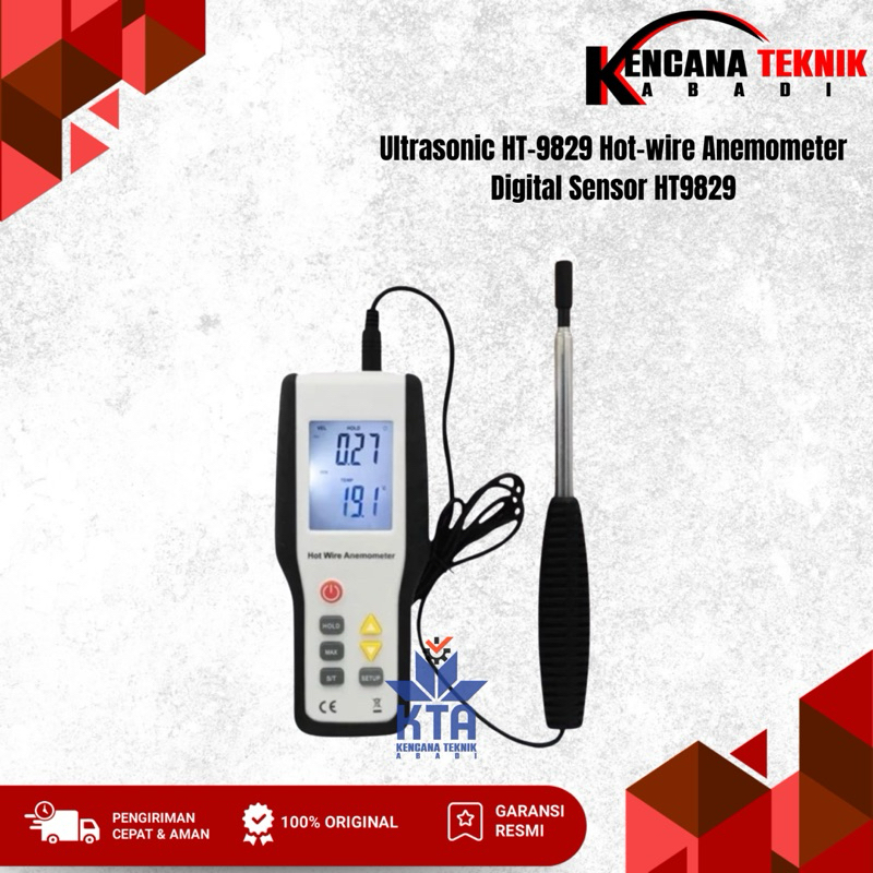 Jual Ultrasonic HT-9829 Hot-wire Anemometer Digital Sensor HT9829 | Shopee Indonesia