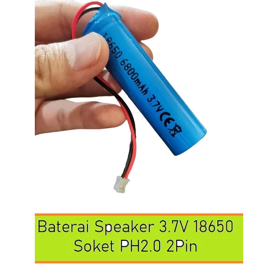 Jual Battery Batre Baterai Li-ion (Lithium-ion) 18650 3.7V 6800mAh ...