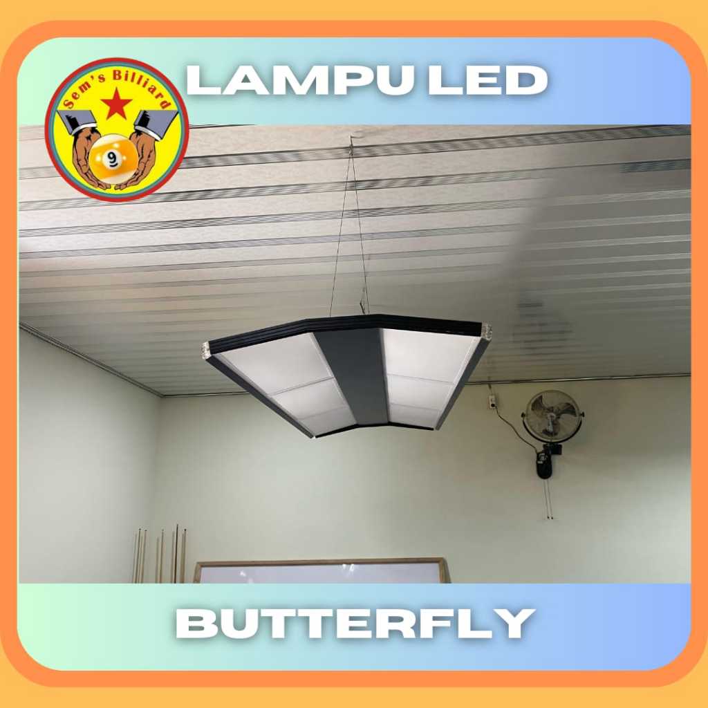 Jual Table Lamp LED Meja Billiard - Lampu LED Model Butterfly - LED ...