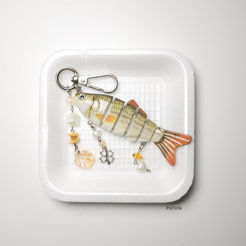 Jual Pschye Fish Keychain | Keyring | Gantungan Kunci Ikan | Bag Charm ...