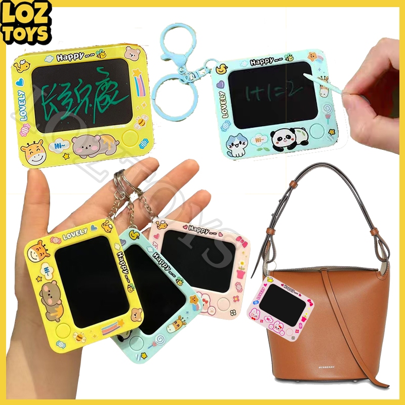 Jual LOZTOYS LCD Writing Drawing Tablet Gantungan Kunci / Mini Papan ...