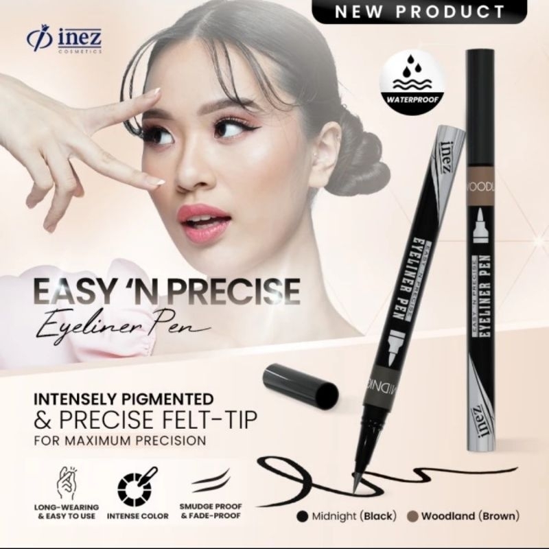 Jual INEZ Easy 'N Precise Eyeliner Pen - Eye Liner Cair Spidol | Shopee Indonesia