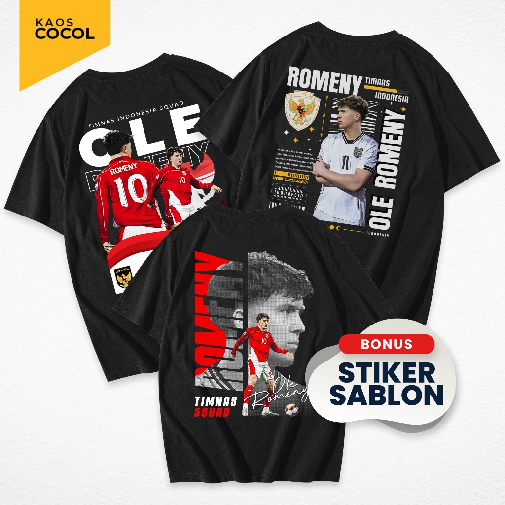 Jual Cocol Store - Kaos Timnas Ole Romeny - Bahan Cotton Combed 20s ...