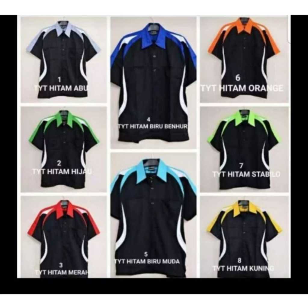 Jual Seragam Kerja Kombinasi TYT ( list lancip ), Kemeja Kerja ...