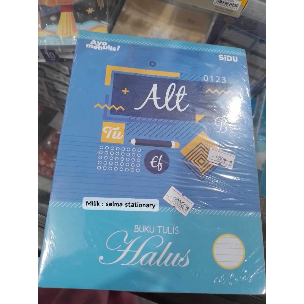 Jual BUKU TULIS HALUS SIDU 38 LEMBAR 1PAK=10BUKU | Shopee Indonesia