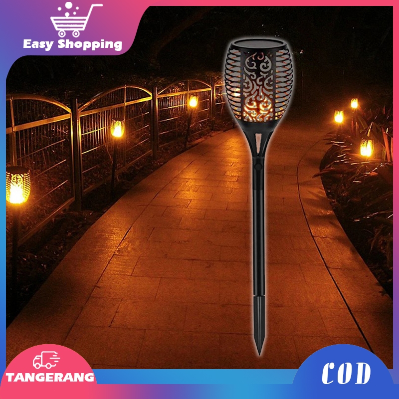 Jual Lampu Taman Obor Solar Lampu Taman Api Obor Dekorasi Taman Lampu ...