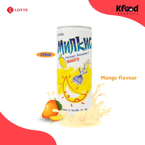 Jual Kfoodind - Lotte Milkis Mango 250ml | Shopee Indonesia