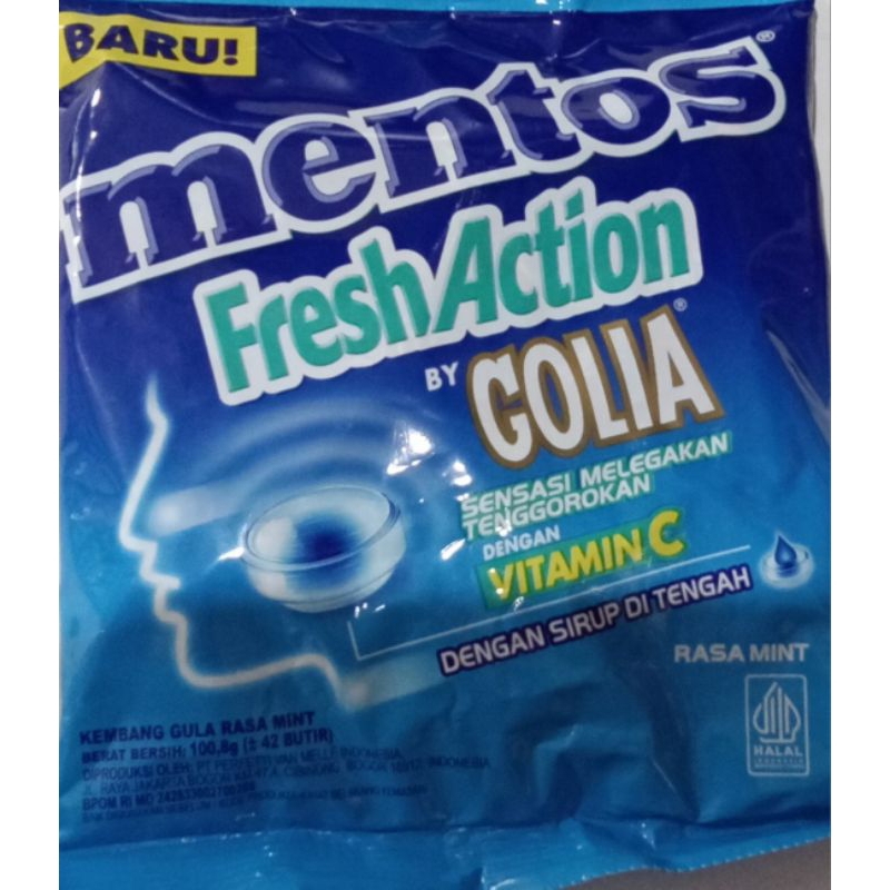 Jual permen mentos golia 1 bag (±42 butir) | Shopee Indonesia