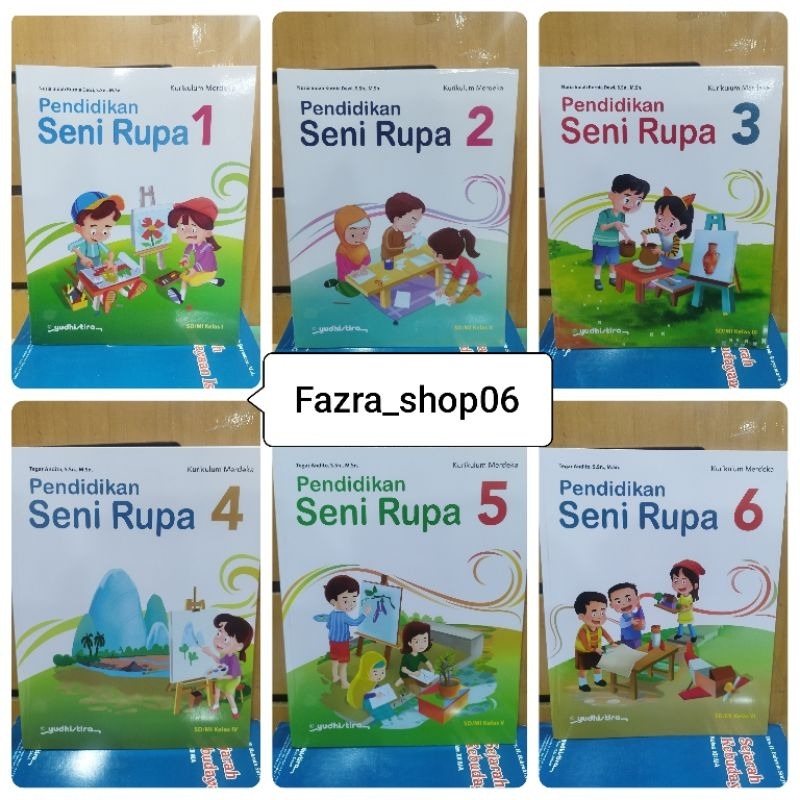 Jual NEW & ORI Buku Pendidikan Seni Rupa REVISI sd mi kelas 1 2 3 4 5 6 Kurikulum Merdeka ...