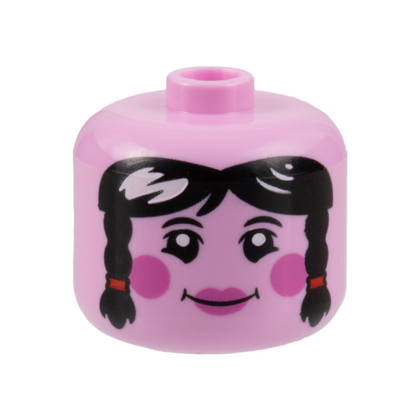 Jual Lego Bright Pink Part 79435pb03 Minifigure, Head, Modified Giant ...