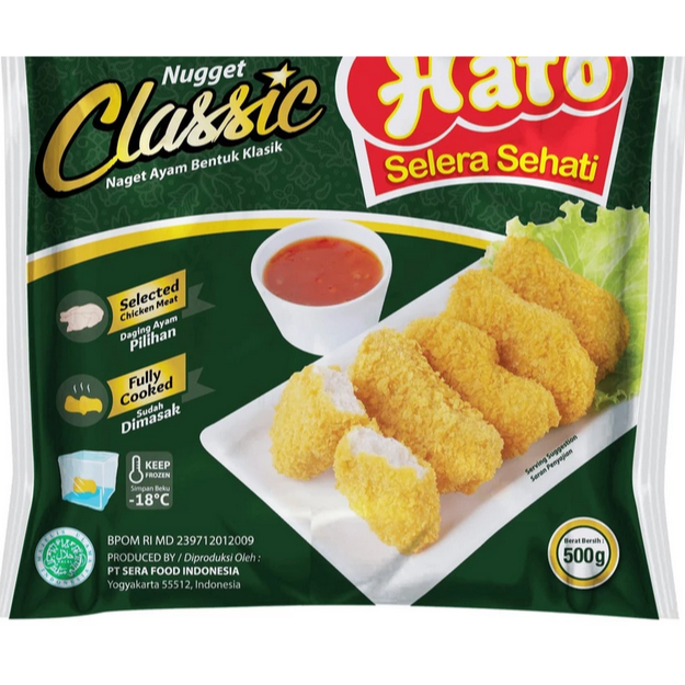 Jual Hato Chicken Nuget Clasic 500 gr | Shopee Indonesia