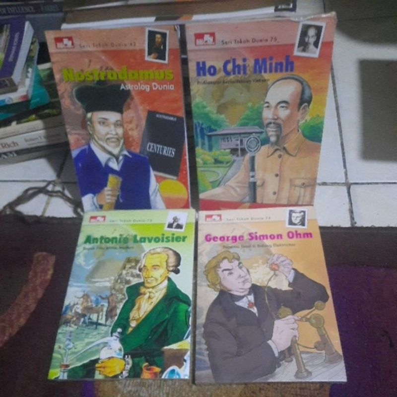Jual SERIAL TOKOH DUNIA - NELSON MANDELA GEORGE SIMON ANTONIE HO CHI ...