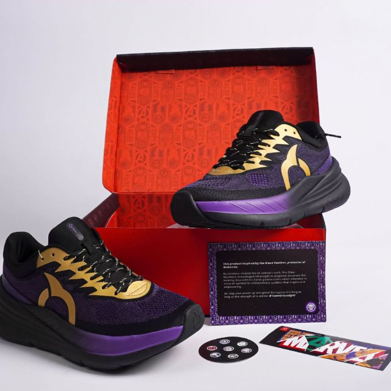 Jual Sepatu Ortuseight X-Marvel Black Phanter Vibranium | Shopee Indonesia