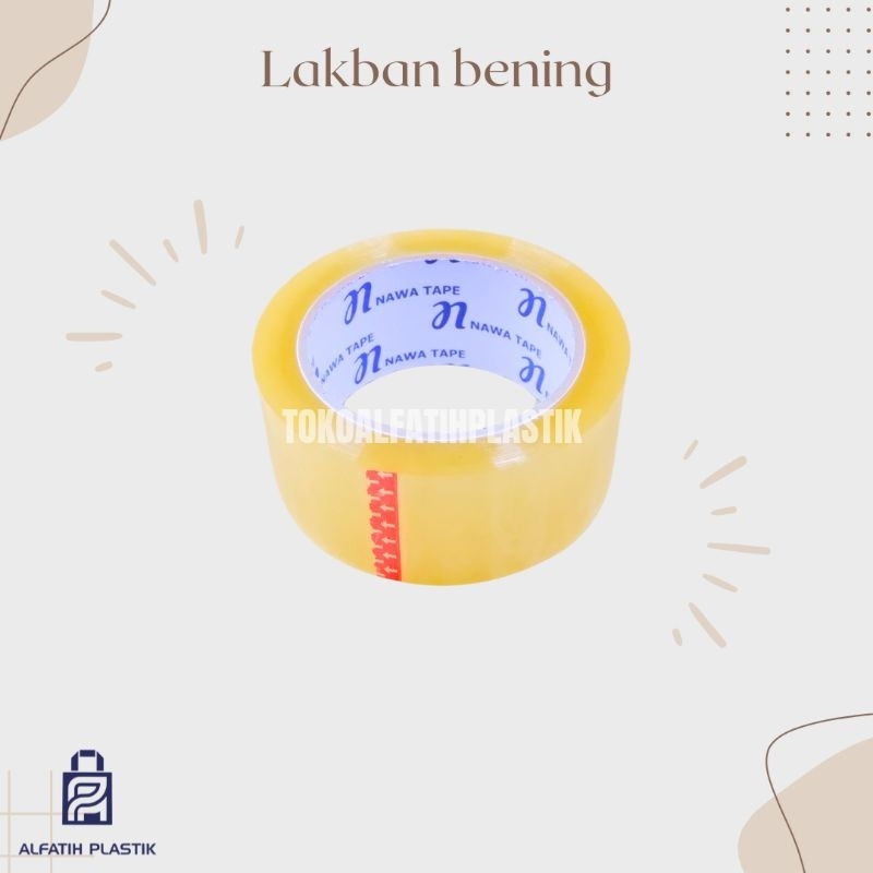Jual lakban besar bening dan coklat nawa tape selotip lakban kecil ...