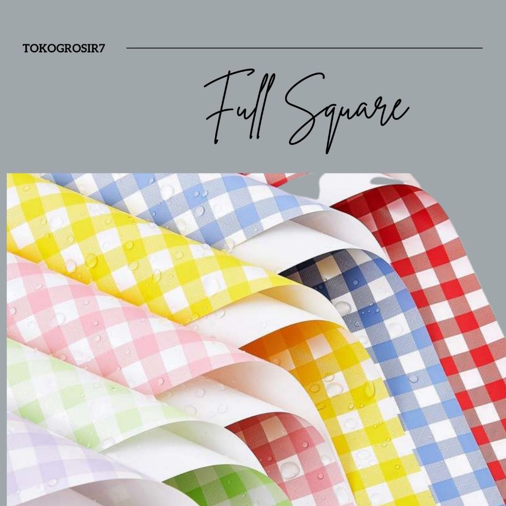 Jual KERTAS BUKET MOTIF KOTAK KERTAS KADO FULL SQUARE PATTERN FLOWER ...