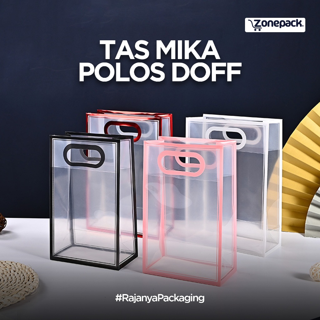 Jual Tas Mika Polos Doff | Goodie Bag Totebag Ulang Tahun Hadih Lebaran ...