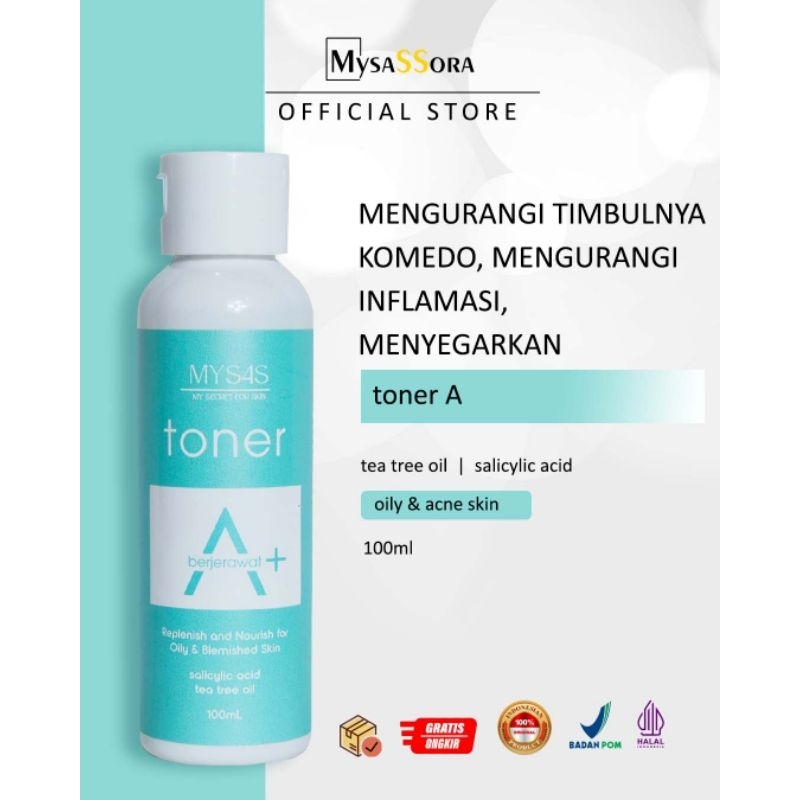 Jual MYSAS TONER A ( ACNE OILY) | Shopee Indonesia