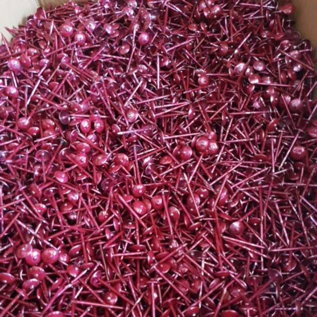 Jual Paku Atap Seng / Paku payung Warna Kiloan - Maroon / Biru | Shopee ...