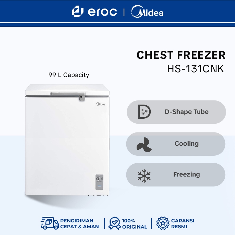 Jual Midea Chest Freezer HS-131CNK (99L) | Shopee Indonesia