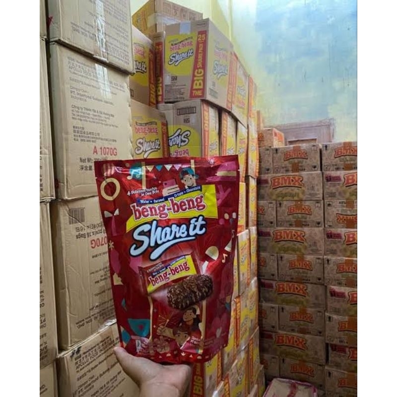 Jual Beng Beng Coklat wafer kemasan terbaru 1 box isi 17 Pcs @25gram ...