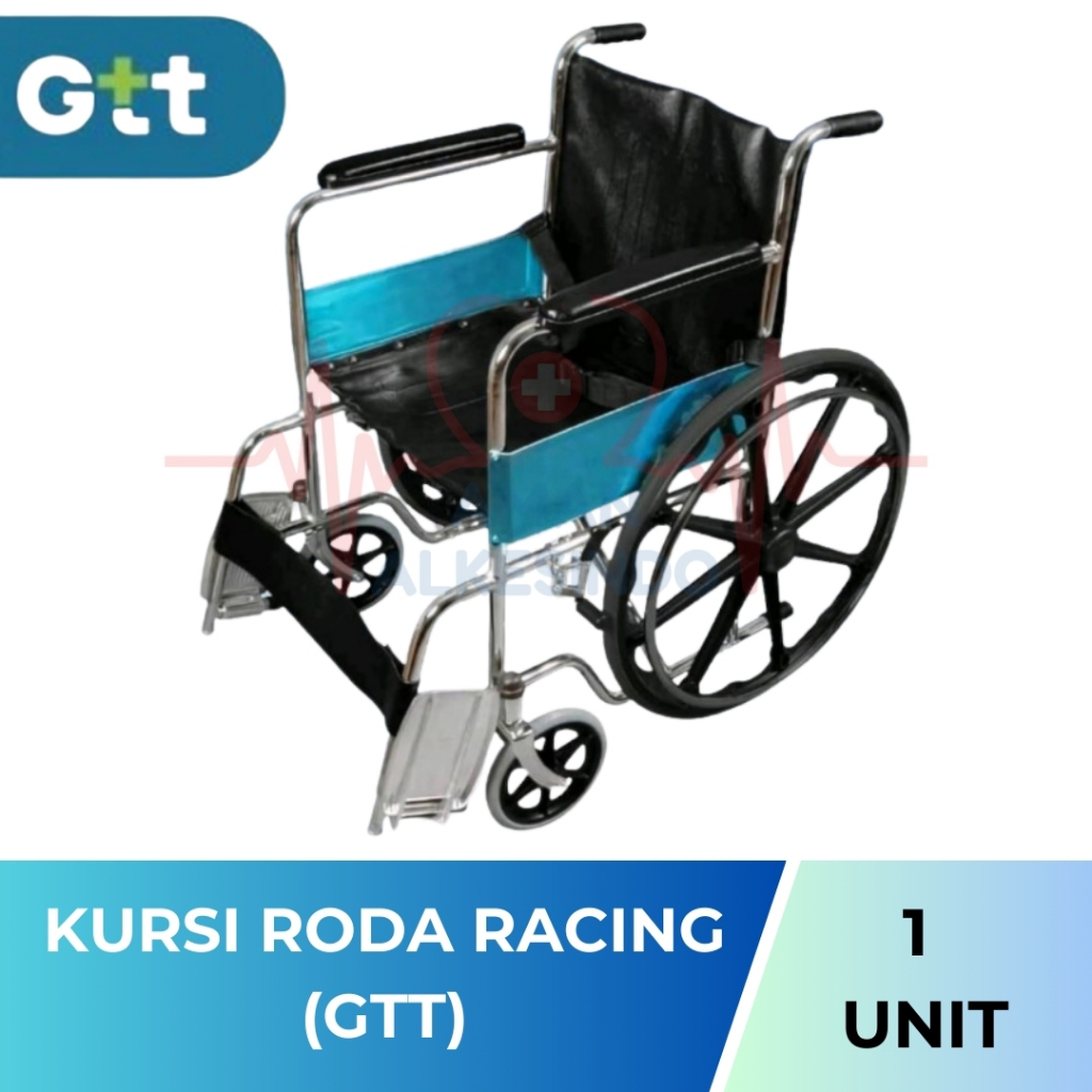 Jual Kursi Roda Velg Ban Racing GTT WC-1, Manual Folding Wheelchair ...