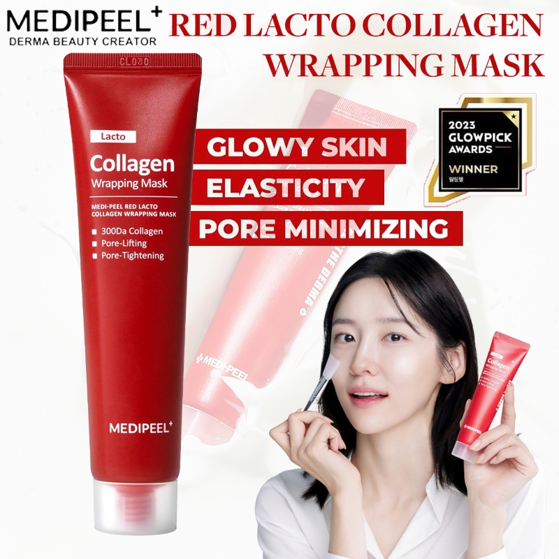 Jual MEDIPEEL Mask/MEDIPEEL Red Lacto Collagen Wrapping Mask 70ml/Glow ...