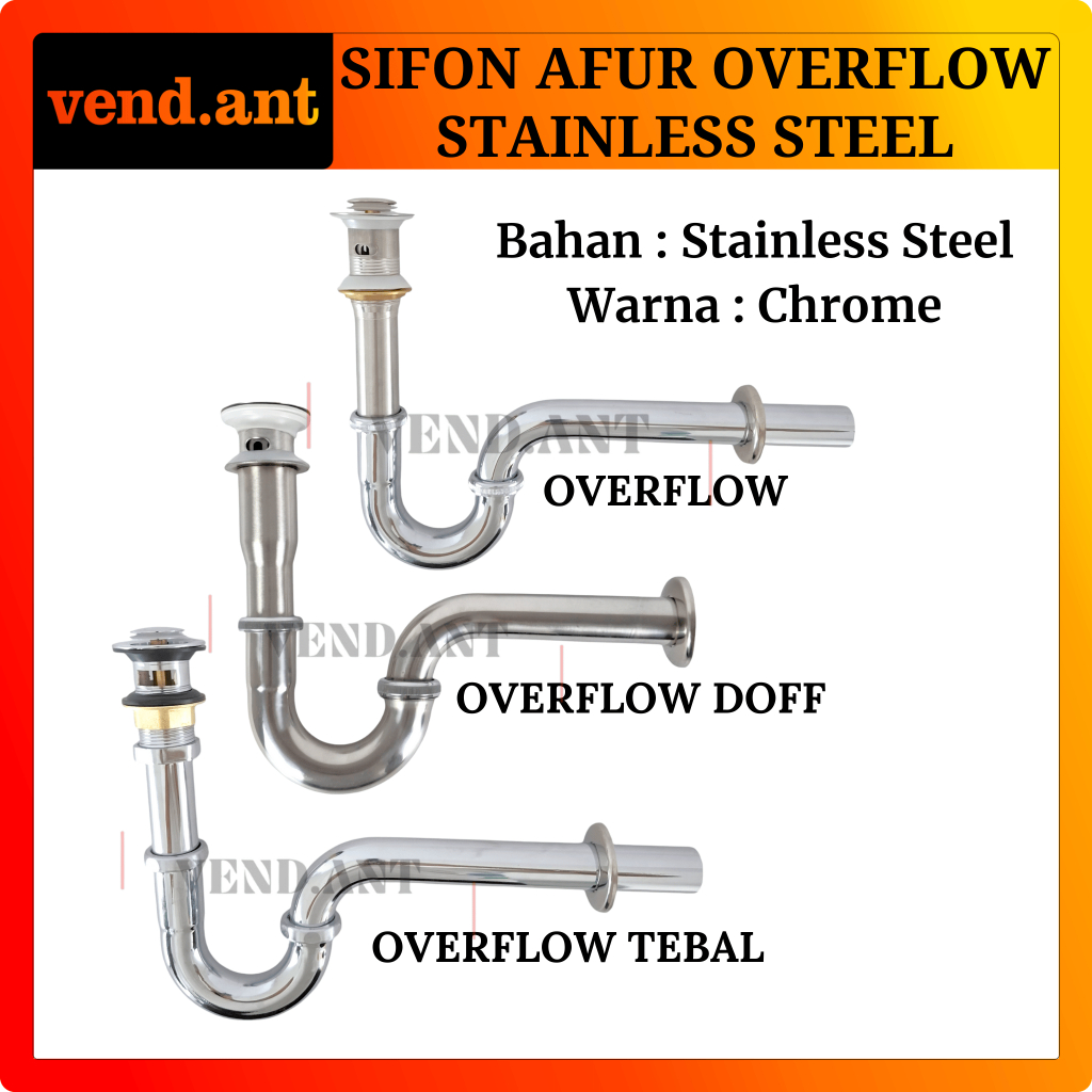 Jual Sifon Leher Angsa Afur Tekan Pencet Overflow Non Overflow Wastafel Cuci Tangan Stainless ...