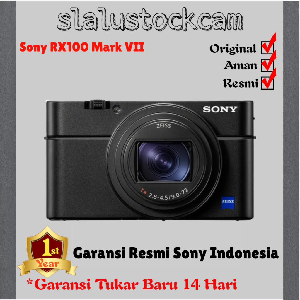 Jual Sony RX100 VII COMPACT CAMERA DSC-RX100M7 GARANSI RESMI | Shopee ...