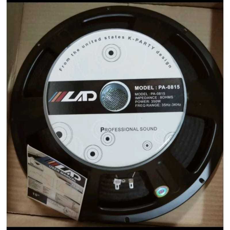 Jual Speaker 15" Spiker 15 inch LAD professional sound model PA-0815 ...