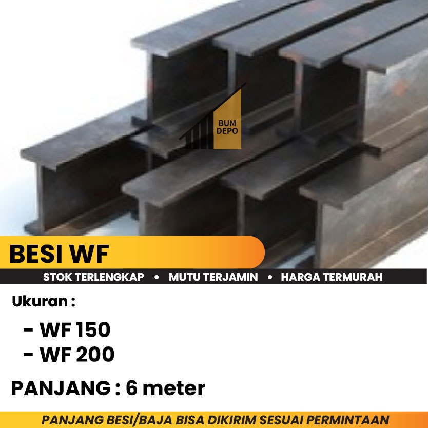 Jual BESI WF 150 DAN 200 UNTUK DINDING DAN KERANGKA BANGUNGAN | Shopee ...
