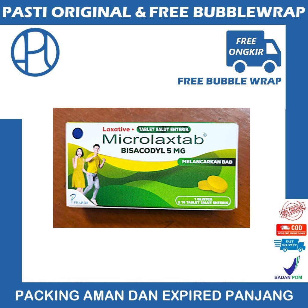Jual MICROLAX TAB BOX 1 BLISTER 10 TABLET SALUT ENTERIK MICROLAX TABLET ...
