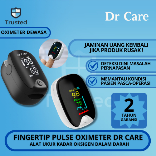 Jual Fingertip Pulse Oximeter Alat Pengukur Detak Jantung Kadar Oksigen ...