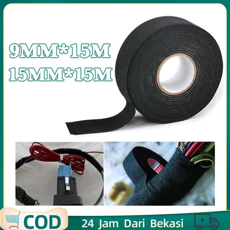Jual Isolasi Kain Lakban Bahan Kain Tahan Panas Isolasi Hitam Besar ...
