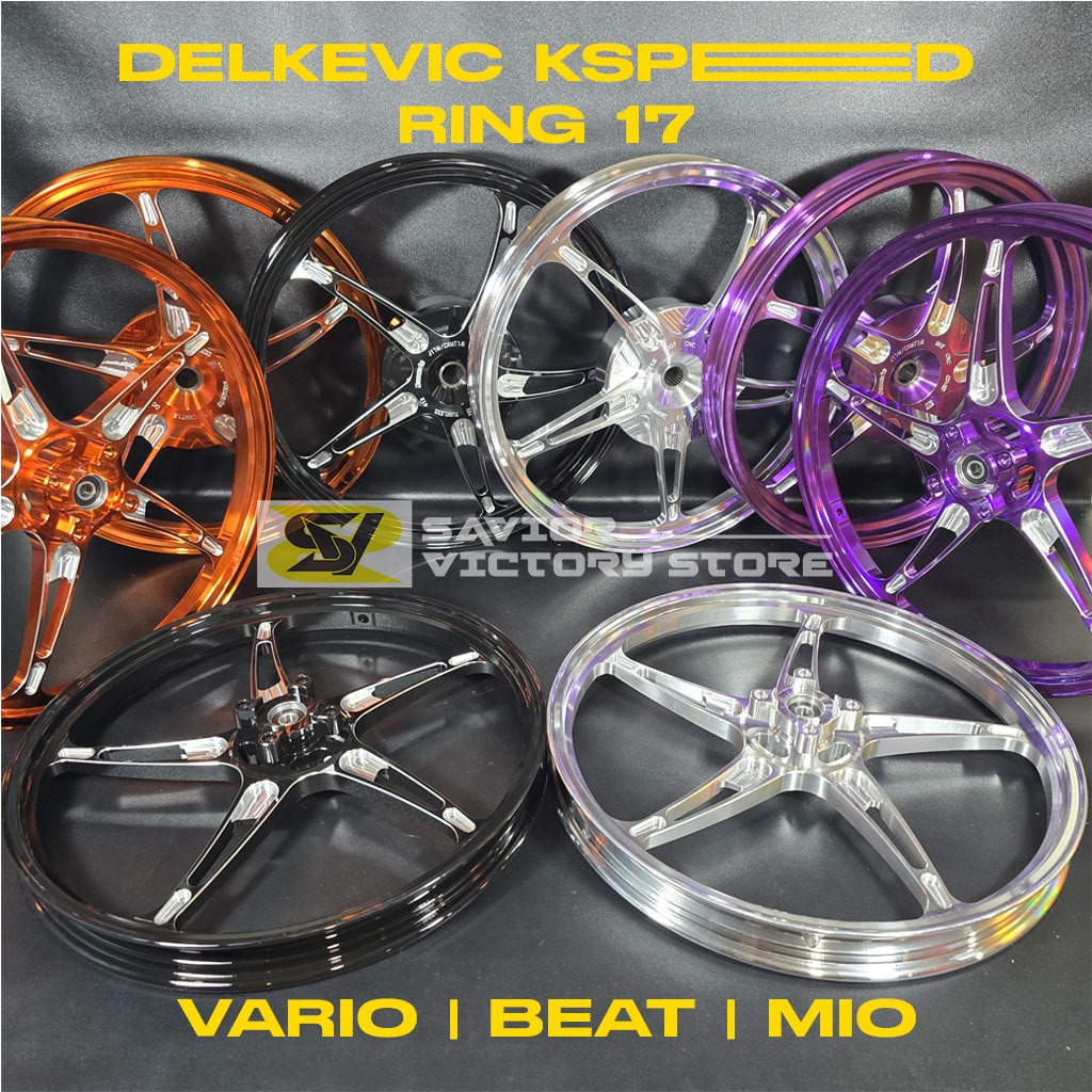 Jual VELG DELKEVIC KSPEED BINTANG LAUT RING 17 VARIO 125 VARIO 150 BEAT ...