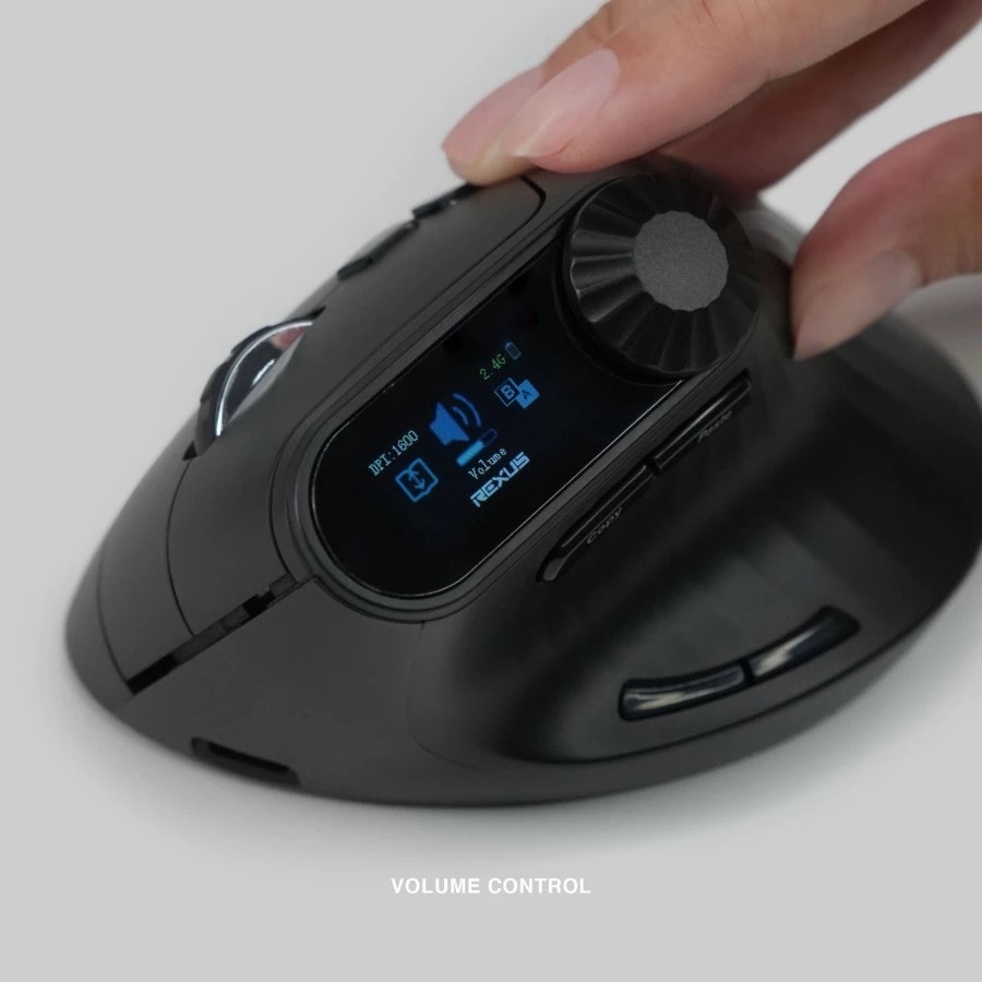 Jual Rexus Clif Pro QV280 / QV-280 Wireless Ergonomic Vertical Office ...