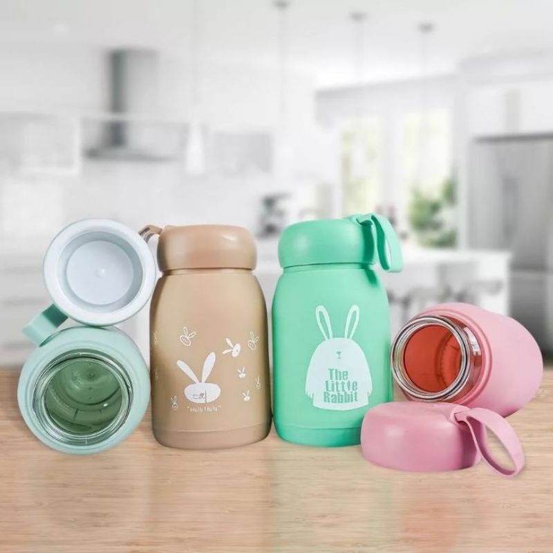 Jual BOTOL MINUM LUCU MOTIF RABBIT, CUSTOM WARNA BOTOL THUMBLER SOVENIR ...