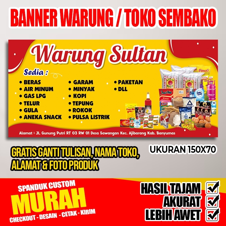 Jual Custom Banner Spanduk Print Banner Baliho Backdrop F 280 High Resolution | Shopee Indonesia