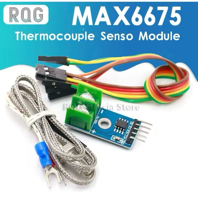 Jual MAX6675 MODULE + K TYPE THERMOCOUPLE SENSOR TEMPERATURE DEGREES ...