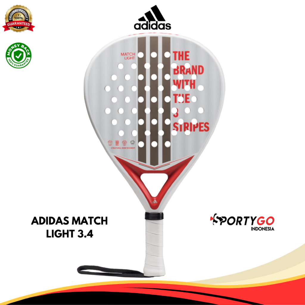 Jual Padel Racket ADIDAS MATCH LIGHT 3.4 | Raket Padel Adidas | Shopee ...