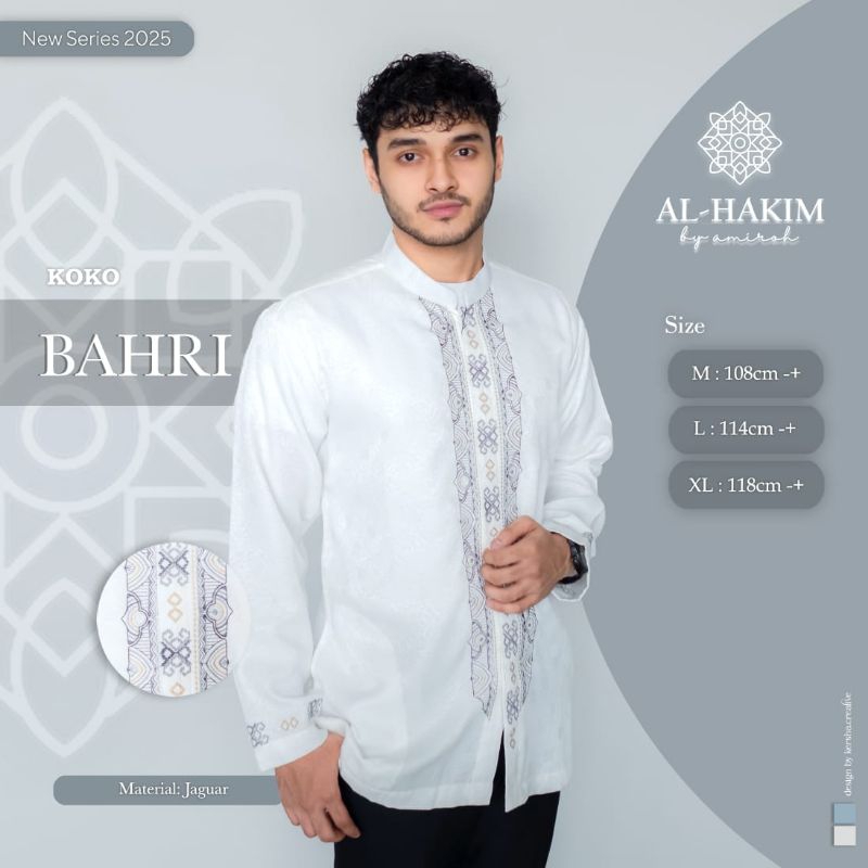 Jual Baju Koko Putih Lengan Panjang Original by Al Hakim | Shopee Indonesia