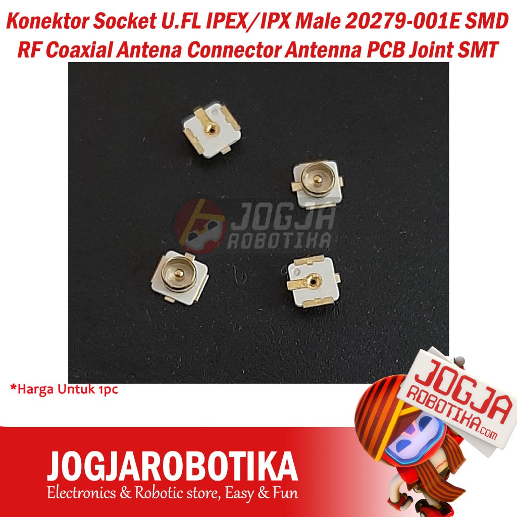 Jual Konektor Socket U.FL IPEX/IPX Male 20279-001E SMD RF Coaxial ...