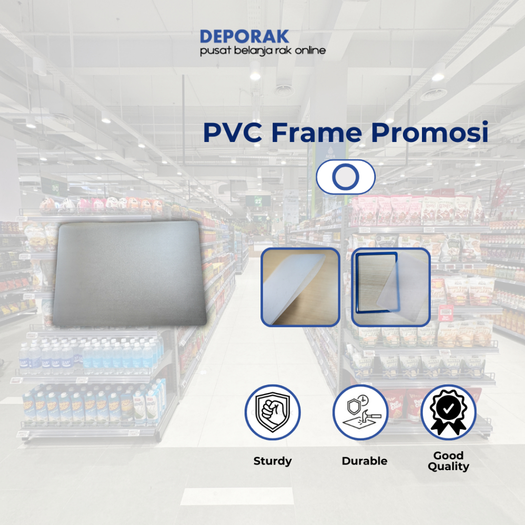 Jual PVC Mika Pop Up Frame Promo Ukuran A5 A4 A3 / Mika Papan Promo ...