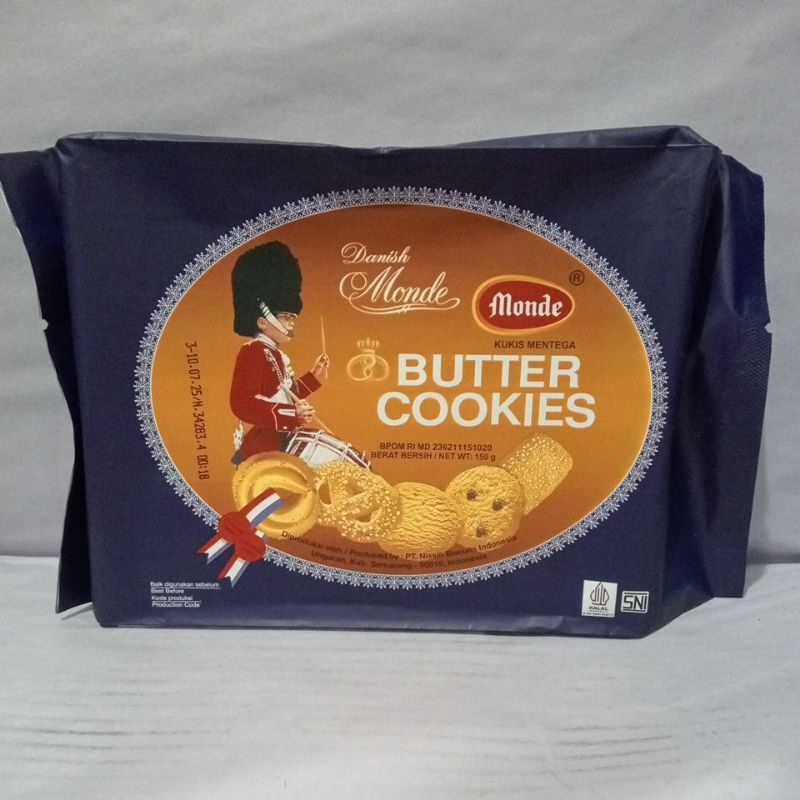 Jual Monde Butter Cookies Danish 150g | Shopee Indonesia