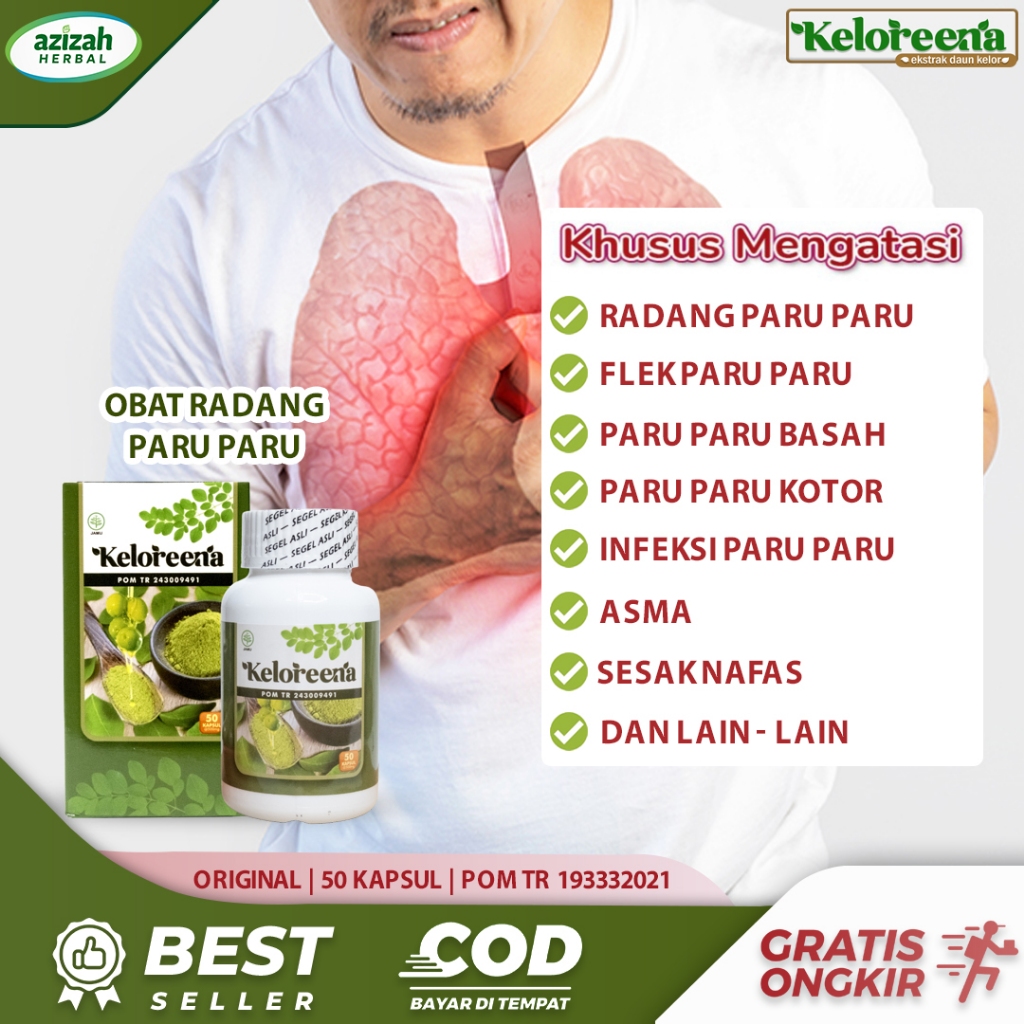 Jual Obat Radang Paru Paru Basah Infeksi Saluran Pernafasan Asma Sesak ...
