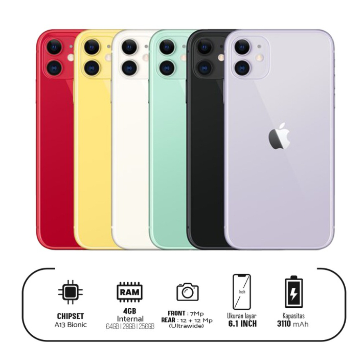 Jual IBOX IP 11 128GB/64GB Second ASLI 100% MULUS NORMAL FULLSET ...